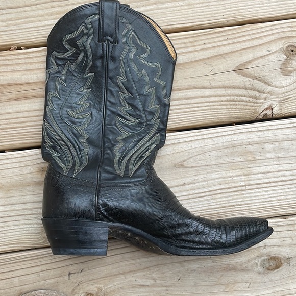 Justin Boots | Shoes | Mens Justin Snakeskin Western Leather Boots 83 ...